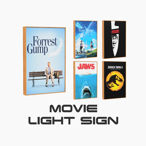 Movie Poster Light Box - Etsy