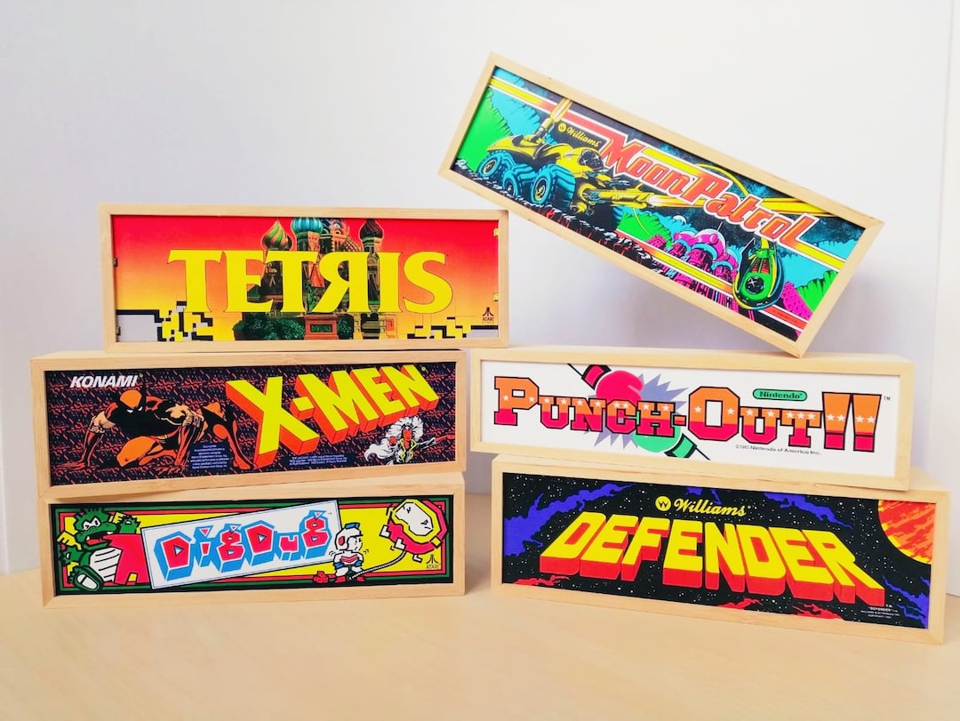 Custom Marquee Light Box Wood, Arkanoid Light Box, Arkanoid Wall Décor ...