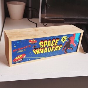 Custom Marquee Light Box Wood, Arkanoid Light Box, Arkanoid Wall Décor ...