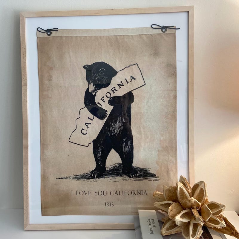 California Bear Art - Etsy