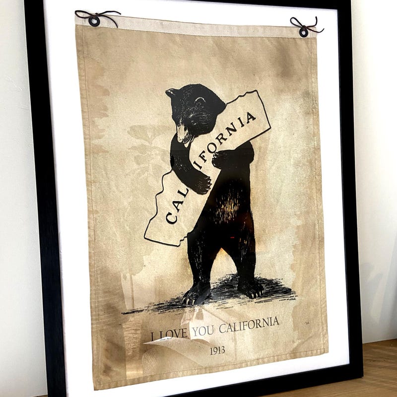 California Bear Art - Etsy