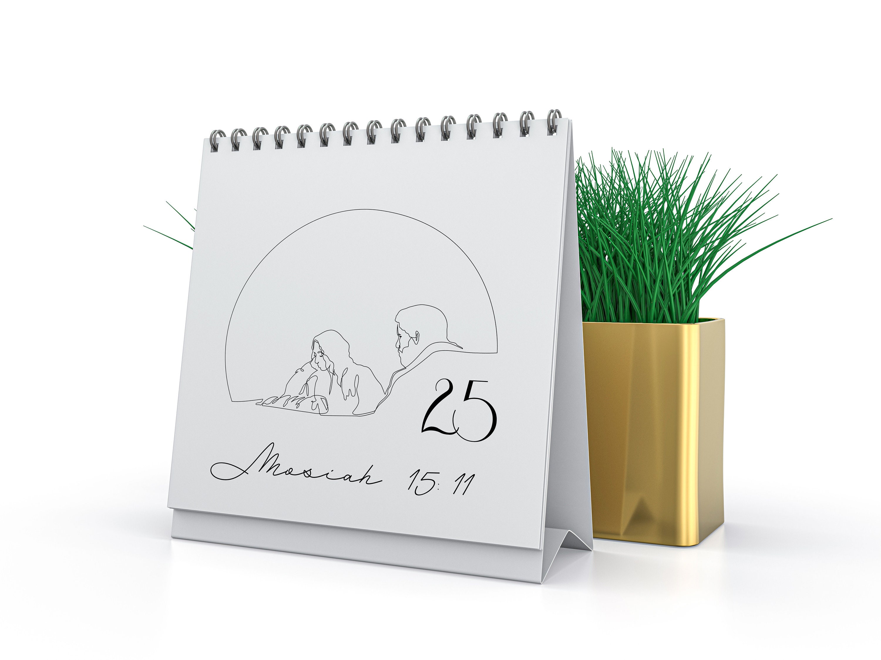 Christmas Advent Calendar, LDS, Line Art, Single Line Drawing ...
