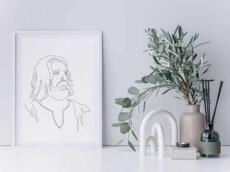 Jesus Christ / Line Drawing / LDS / Looking Ahead / Digital Download ...