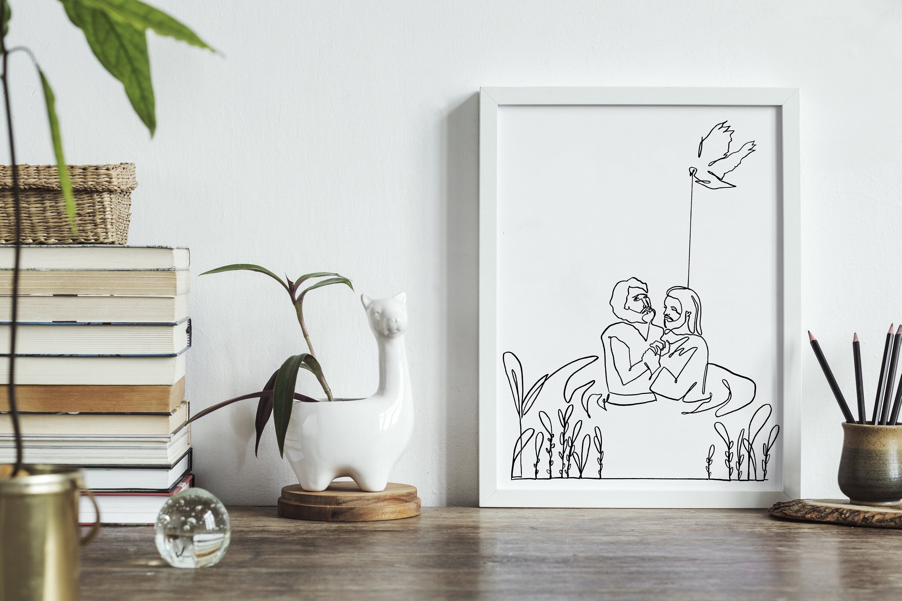 Baptism Gift, Line Drawing, Savior, Bible Art, Jesus Christ, Gospel Art ...