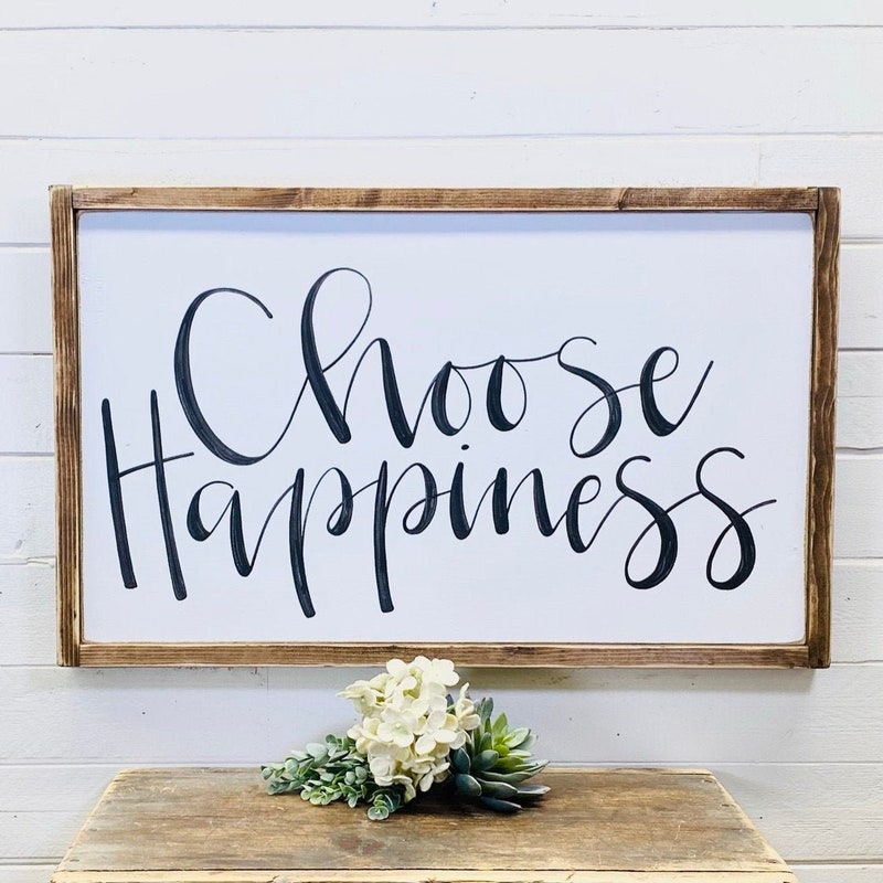 Choose Happiness - Etsy