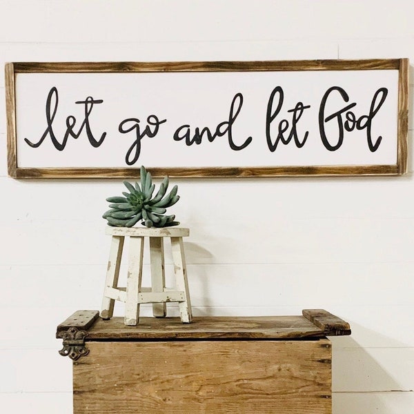 Let Go and Let God - Etsy