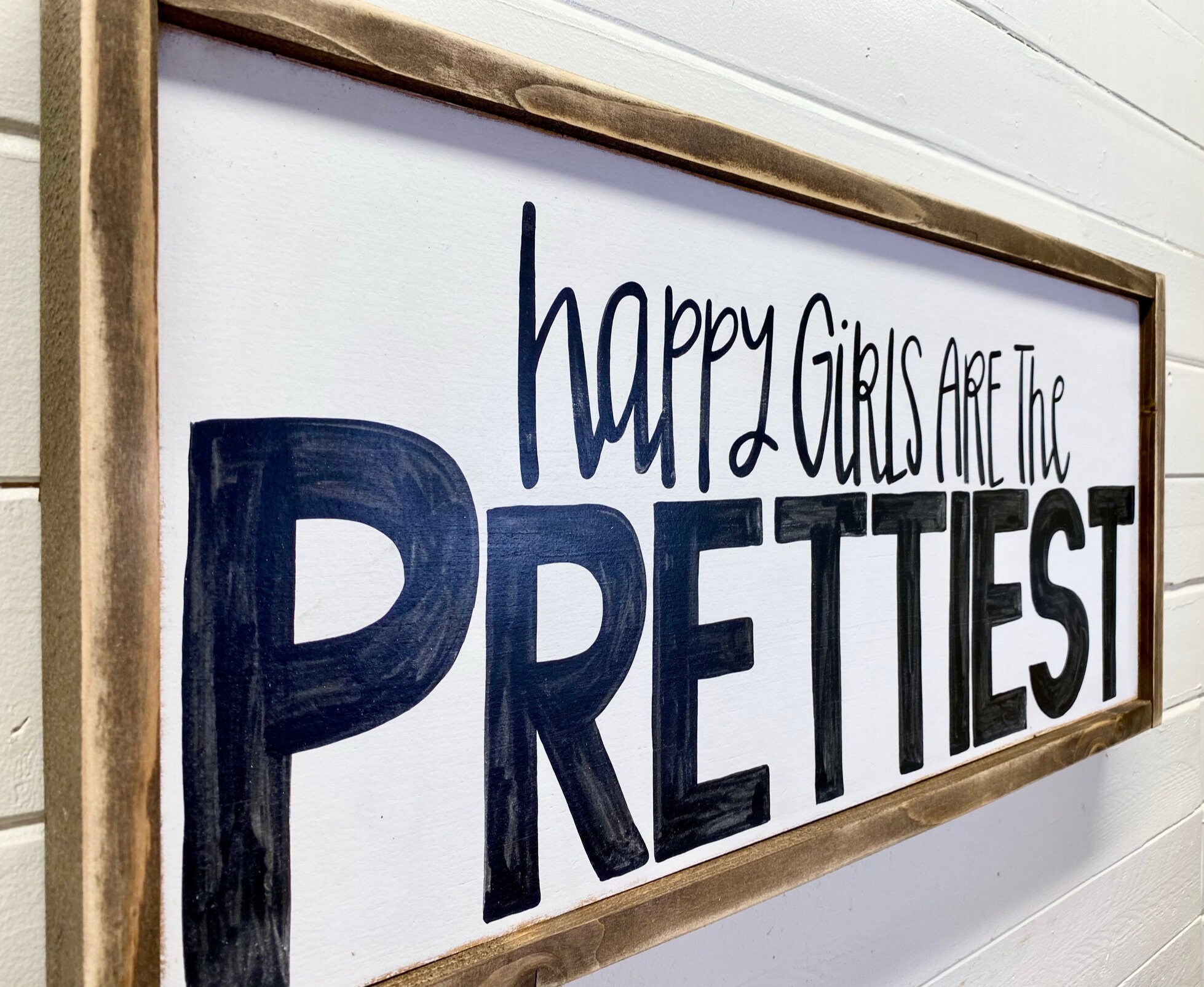Happy Girls Wood Sign: Teen Girl Dorm Decor, Sweet Sixteen Gift - Etsy