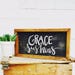 Grace Sign Bible Verse Wall Art Signs With Grace Wall Sign - Etsy