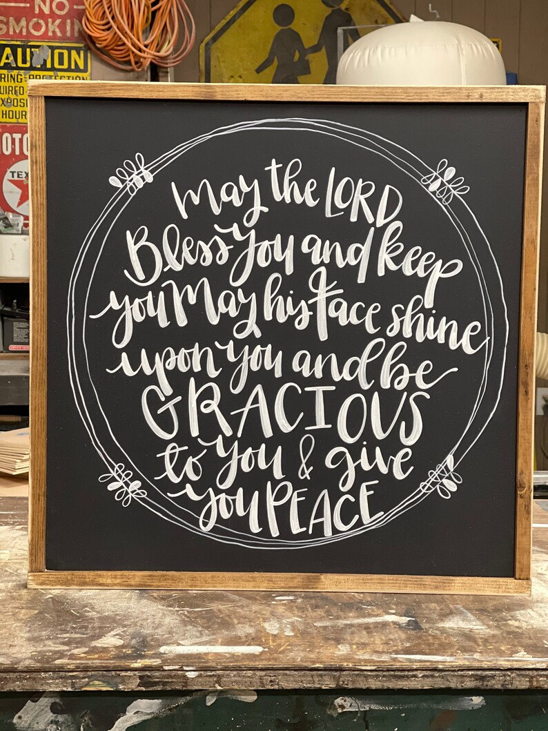 May the Lord Bless You and Keep You Numbers 6 24 26 Scripture - Etsy