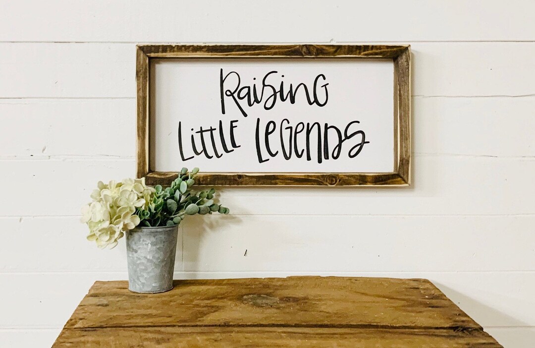 Raising Little Legends, Baby Shower Gift, Gift for Mom, Gallery Wall ...