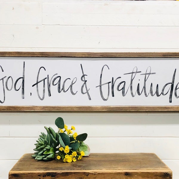 Gratitude Sign - Etsy