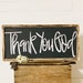 Thank You God Wood Sign Christian Wall Art Religious Wall - Etsy