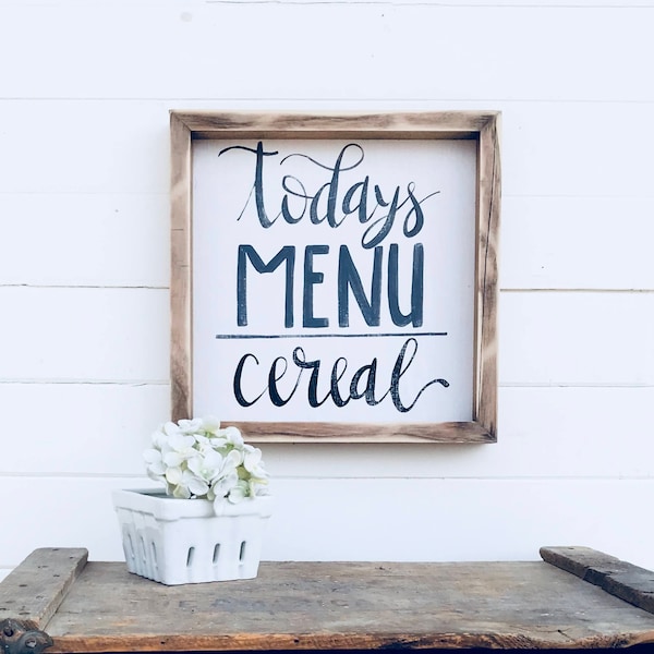 Todays Menu - Etsy