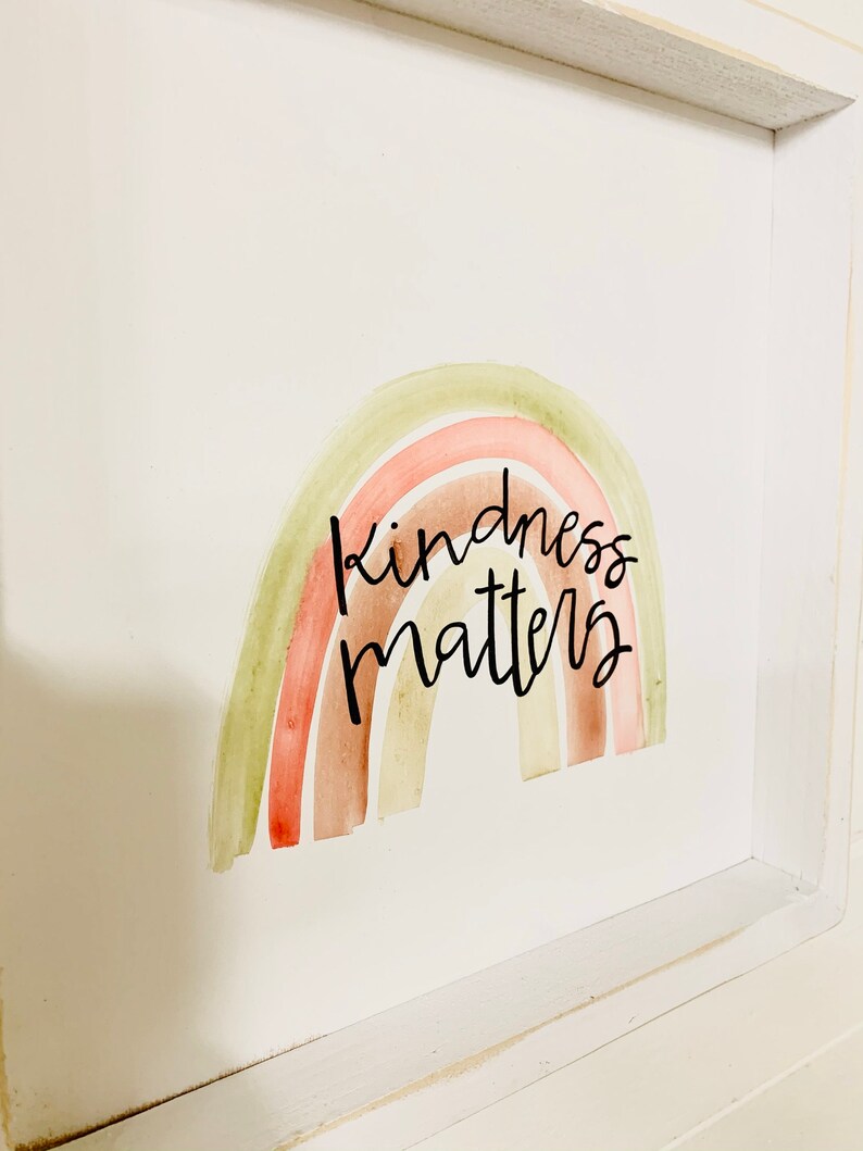 Kindness Matters Wood Sign Kindness Quotes Teacher Gift - Etsy