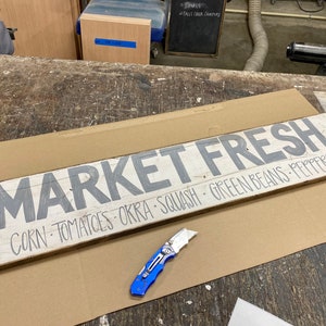 Fresh Cut Flowers Wooden Sign Distressed Sign Farmhouse - Etsy