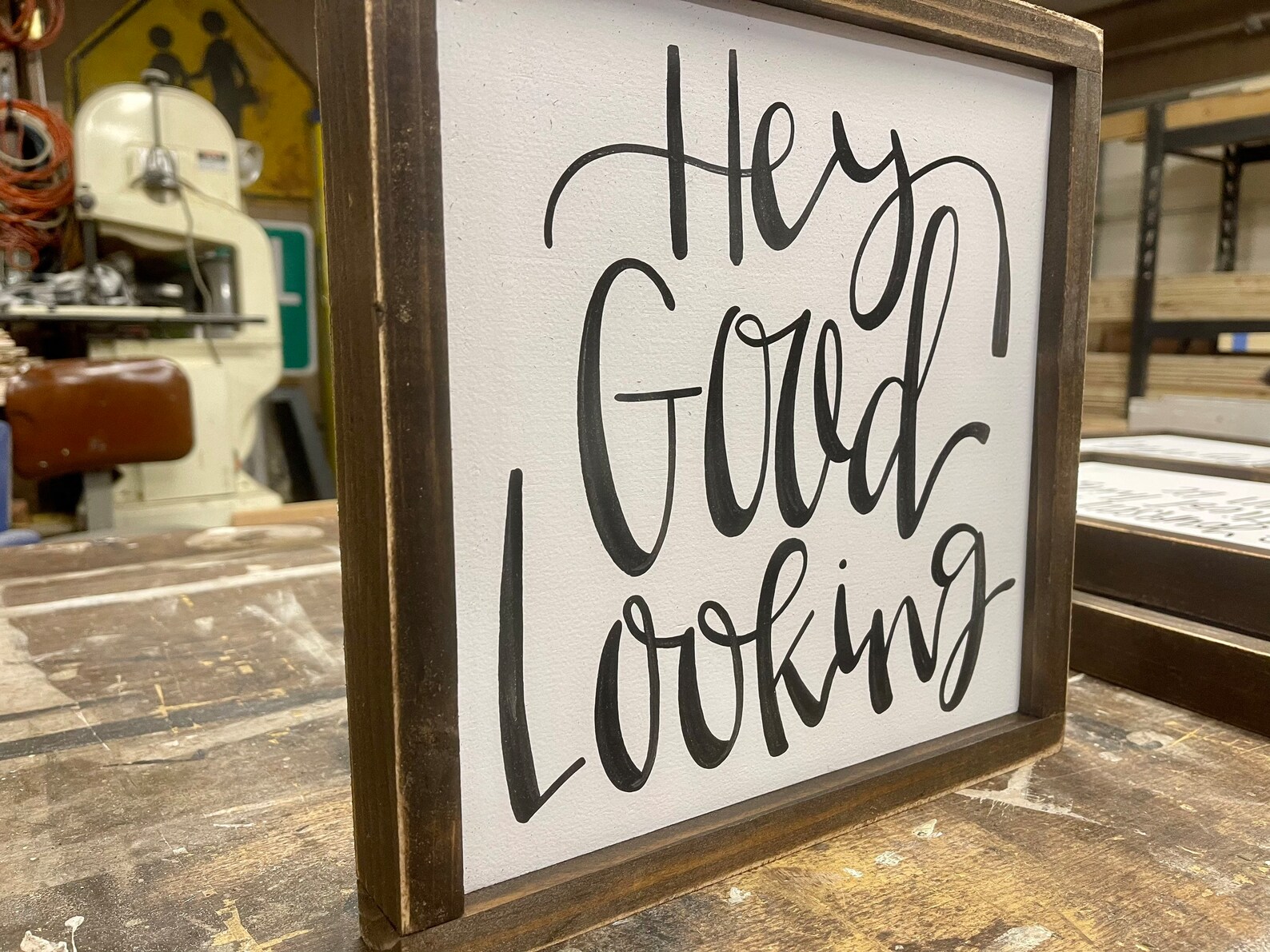 Hey Good Looking Wood Sign Mens Bathroom Sign Hey Good - Etsy