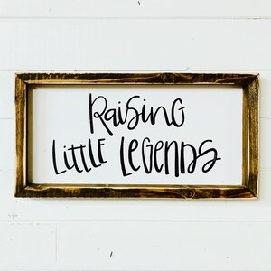 Raising Little Legends, Baby Shower Gift, Gift for Mom, Gallery Wall ...
