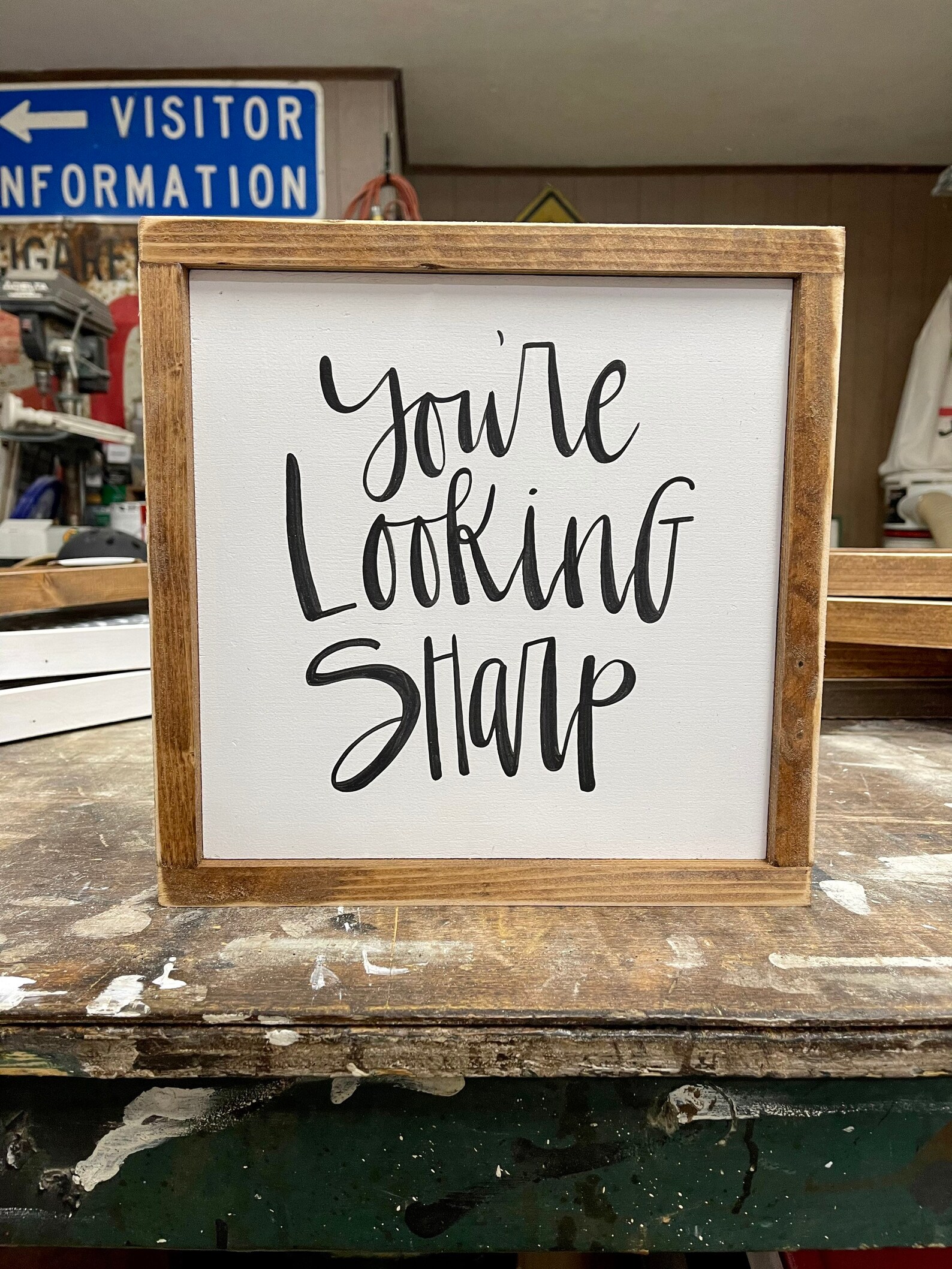 Bathroom Sign Youre Looking Sharp Sign for Powder Room Kids - Etsy