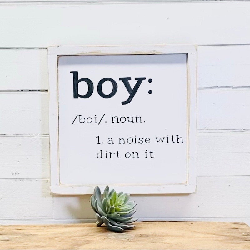 Boy Noise With Dirt - Etsy