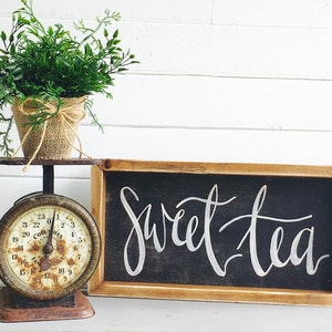 Sweet Tea Southern Kitchen Wood Sign, Gift for Sweet Tea Lover ...