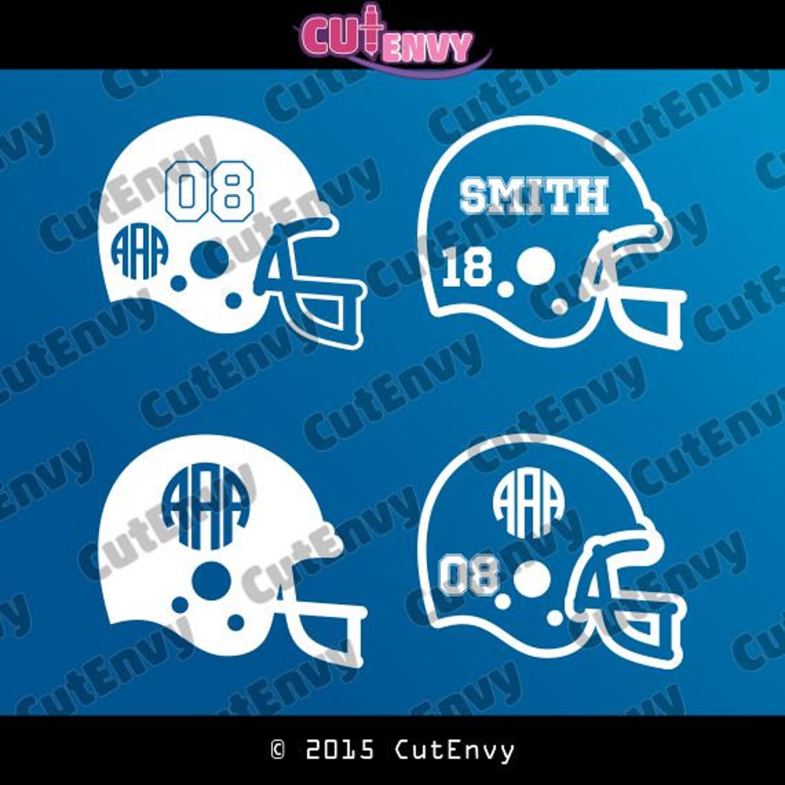 SVG Football Helmet Sport Cut Files EPS DXF Cut Files for | Etsy