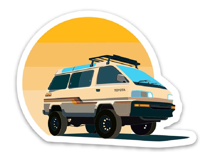 1991 Toyota Liteace Wagon Sticker Decal - Etsy