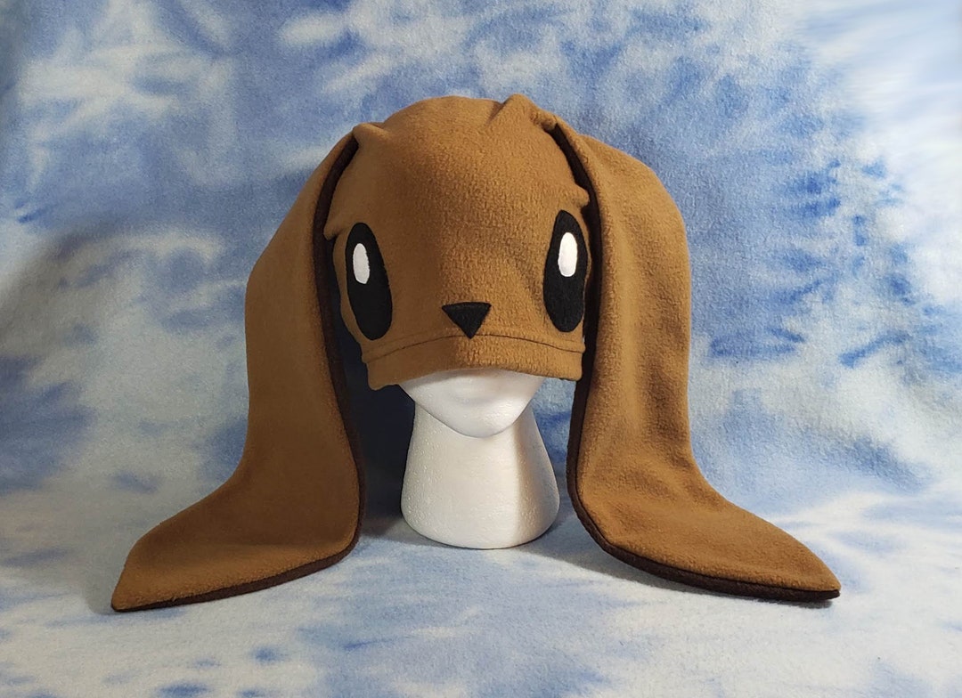 Eevee Bunny Hat Pokemon Fleece Cosplay Cap Beanie Ears - Etsy
