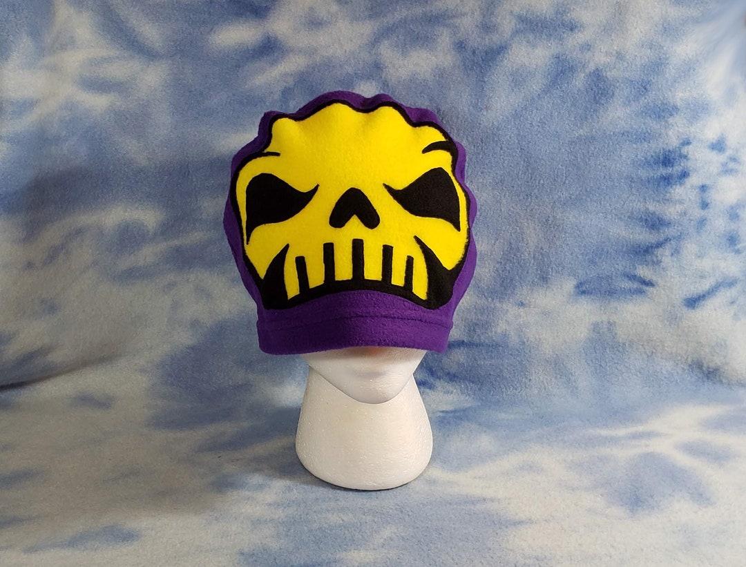 Skeletor Beanie Hat Fleece Cap Skeleton He-man Skull Face - Etsy