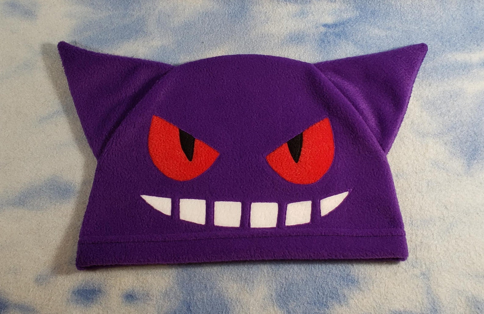 Gengar Hat Pokemon Ghost Beanie Cap Fleece Cosplay - Etsy
