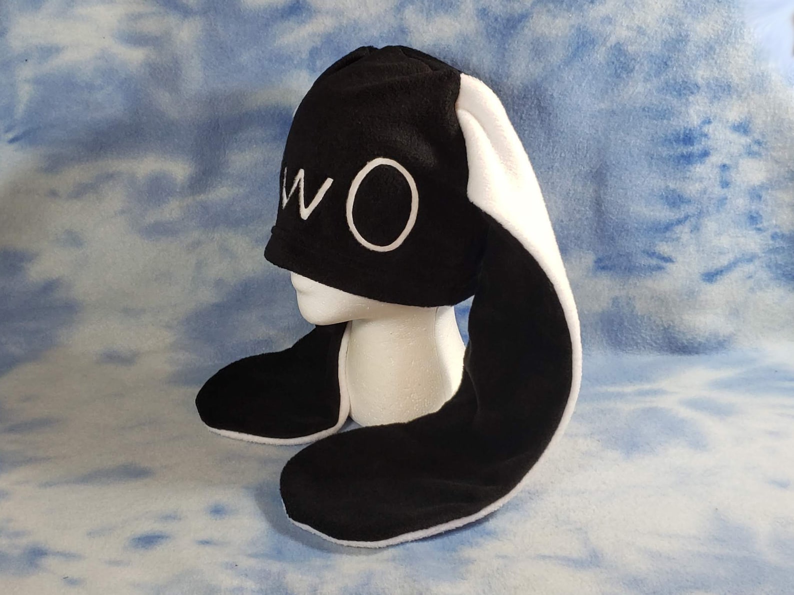 OwO Bunny Hat Fleece Beanie Cute Rabbit UwU Cap | Etsy