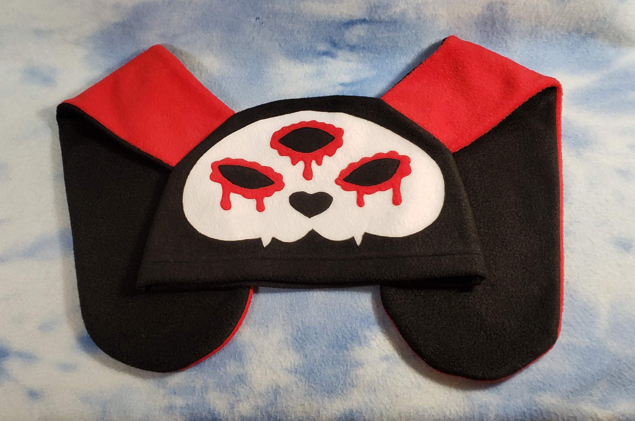 Bloody Skull Bunny Hat Day of the Dead Third Eye | Etsy