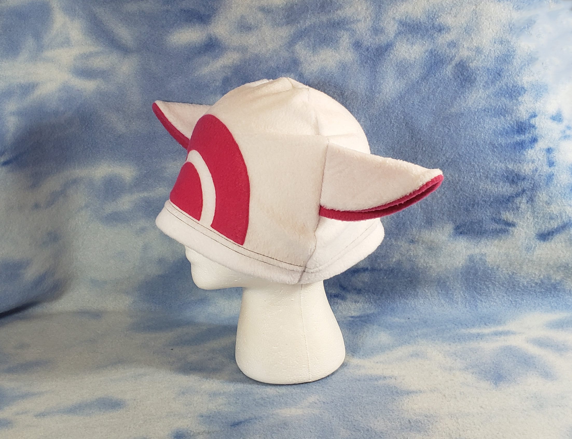 Dawn Pokemon Hat Cat Beanie Kitty White Trainer Costume Fleece | Etsy