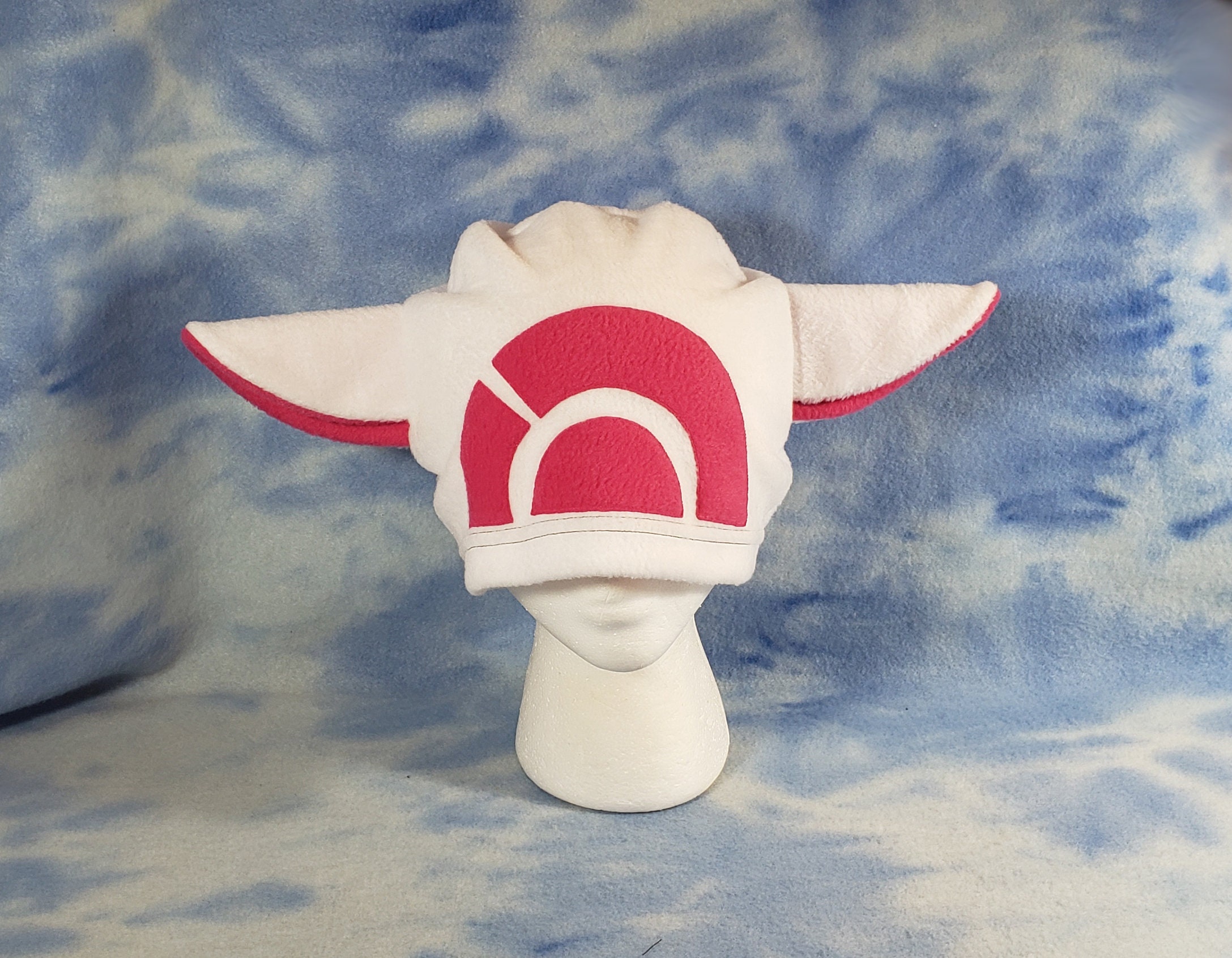 Dawn Pokemon Hat Cat Beanie Kitty White Trainer Costume Fleece | Etsy