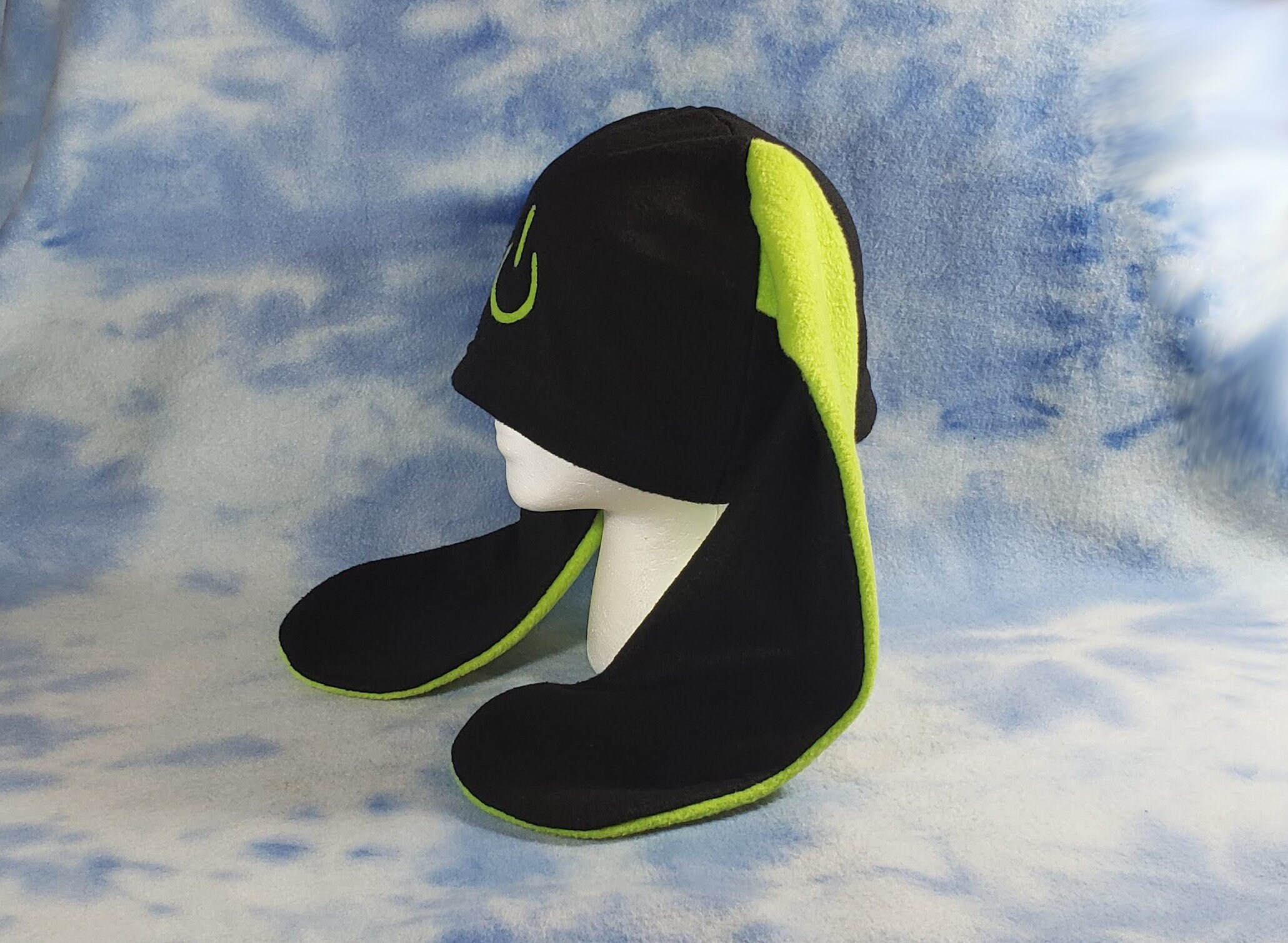 Green Power Bunny Hat Gamer Programmer Geek on Button Rabbit - Etsy