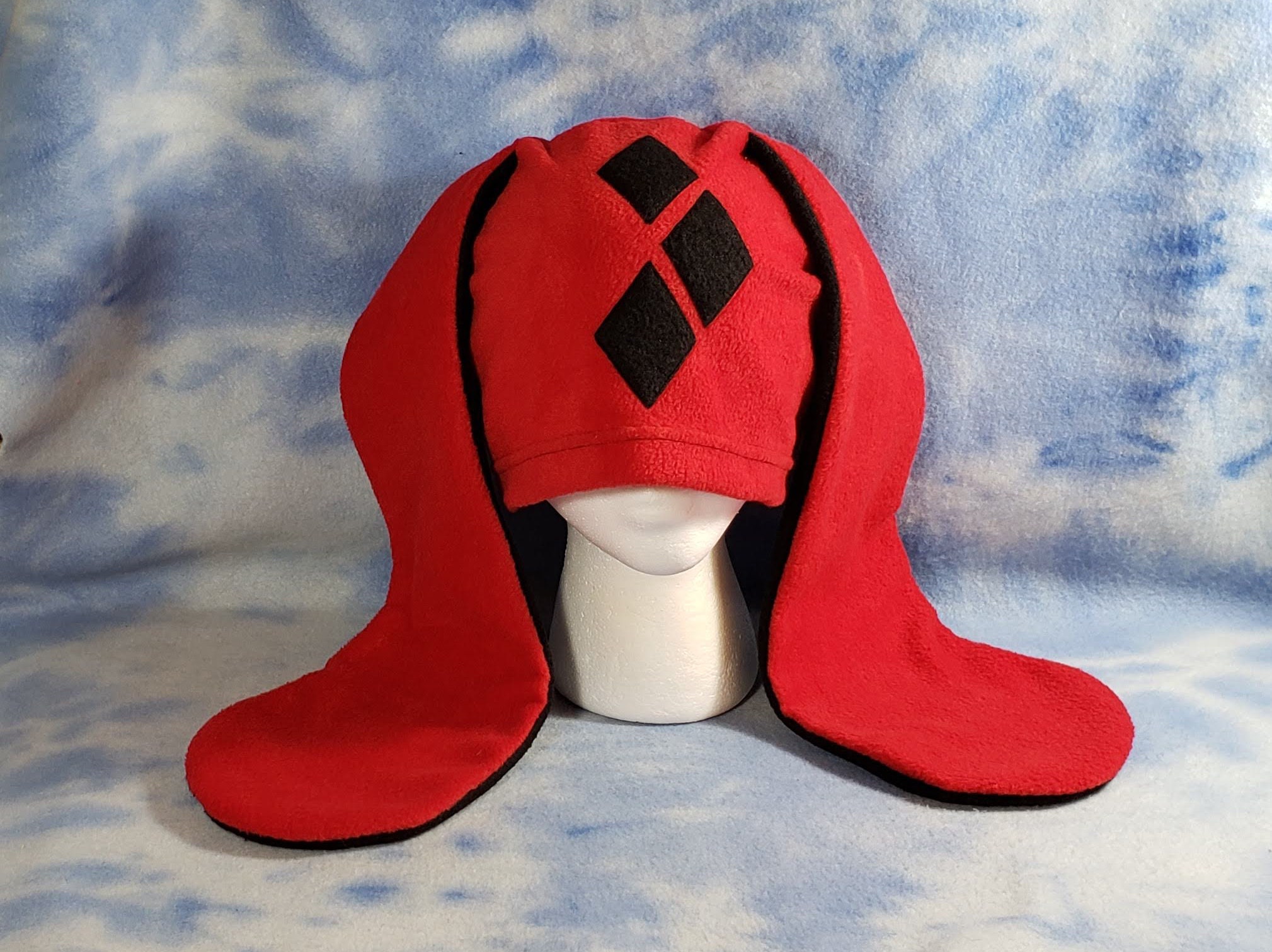 Harley Quinn Bunny Hat Rabbit Ears Diamond Fleece Joker - Etsy