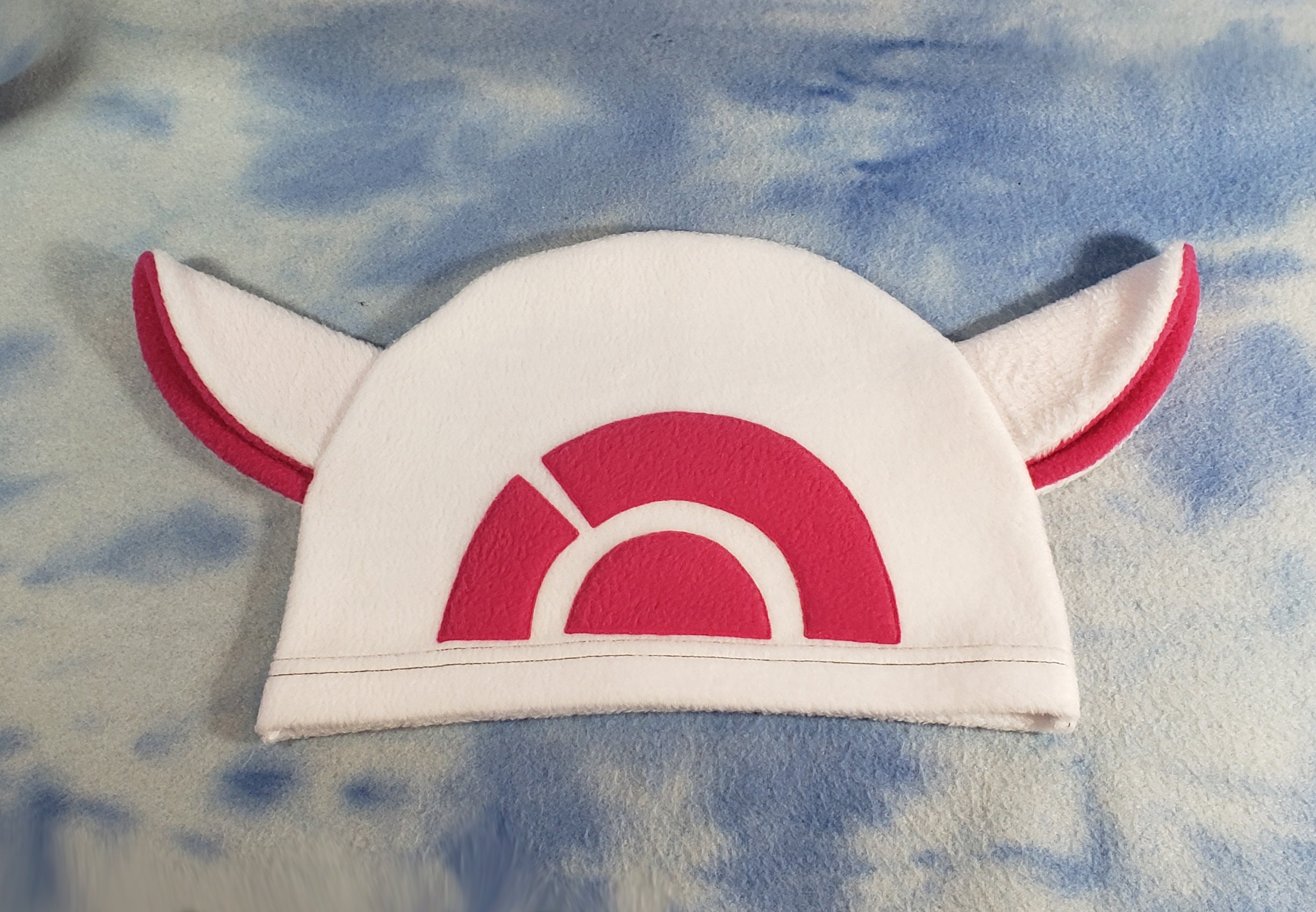 Dawn Pokemon Hat Cat Beanie Kitty White Trainer Costume Fleece | Etsy