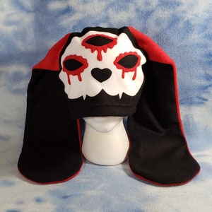 Bloody Skull Bunny Hat Day of the Dead Third Eye - Etsy