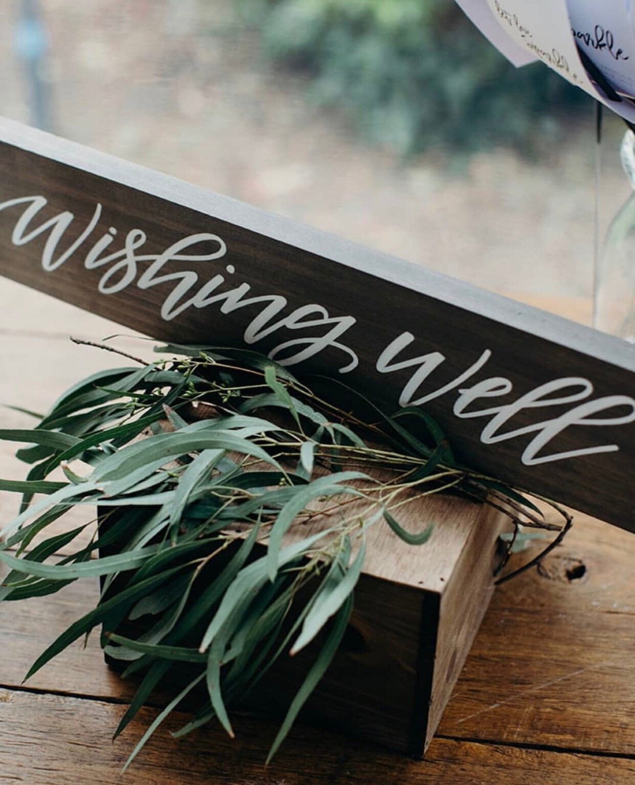 WISHING WELL Sign Cards and Gifts Sign Wedding Props | Etsy