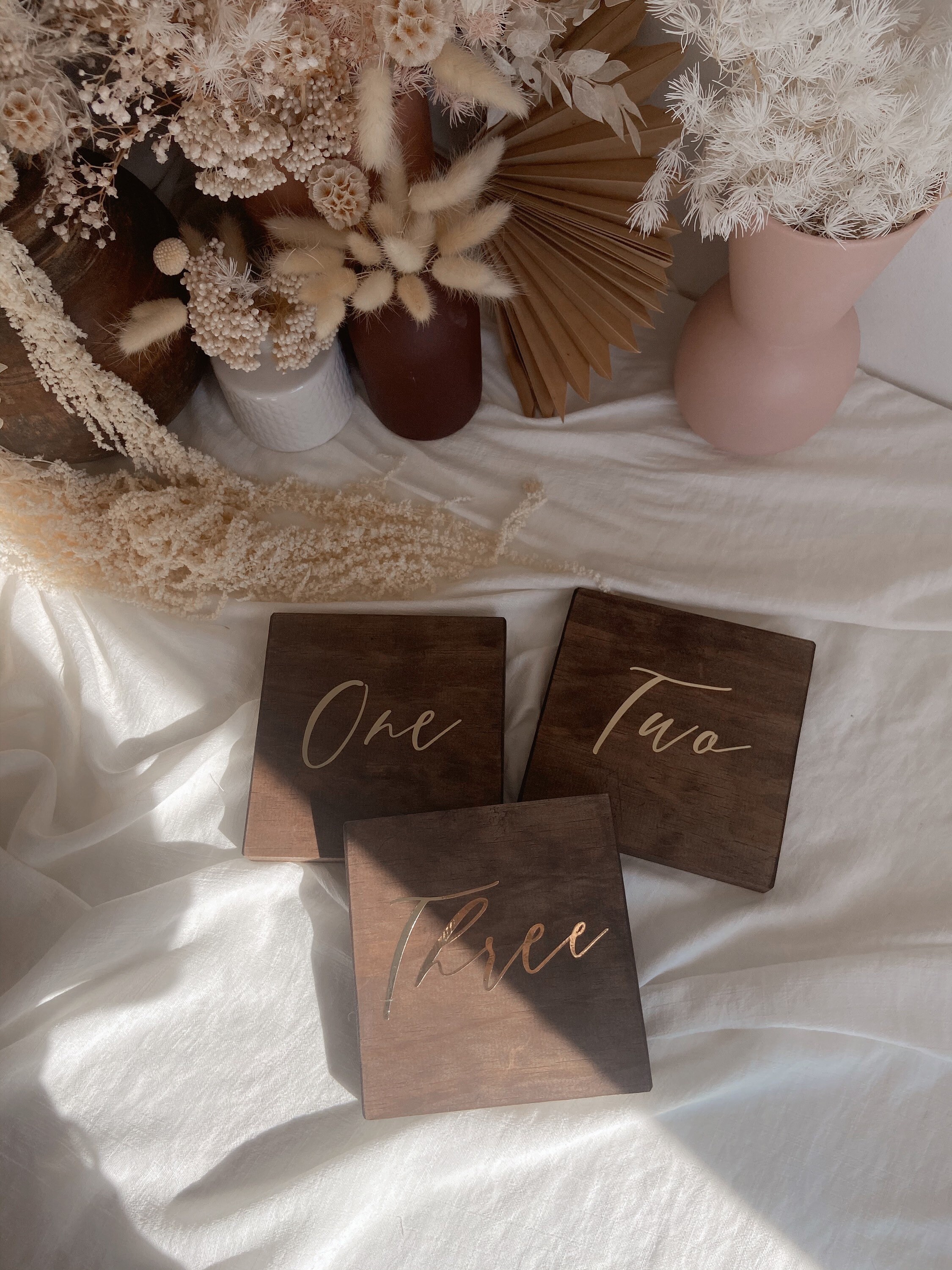 WOODEN Table Numbers Custom Freestanding Wedding Table - Etsy Australia