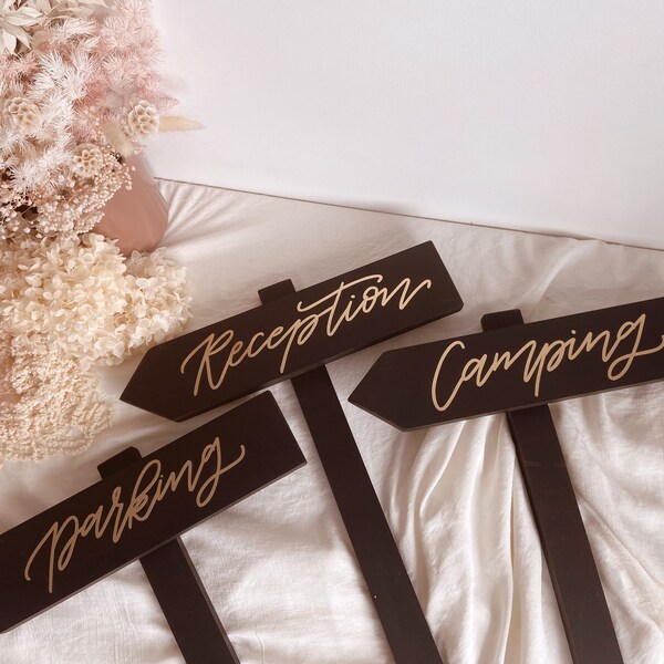 Wedding Arrow Sign - Etsy Australia