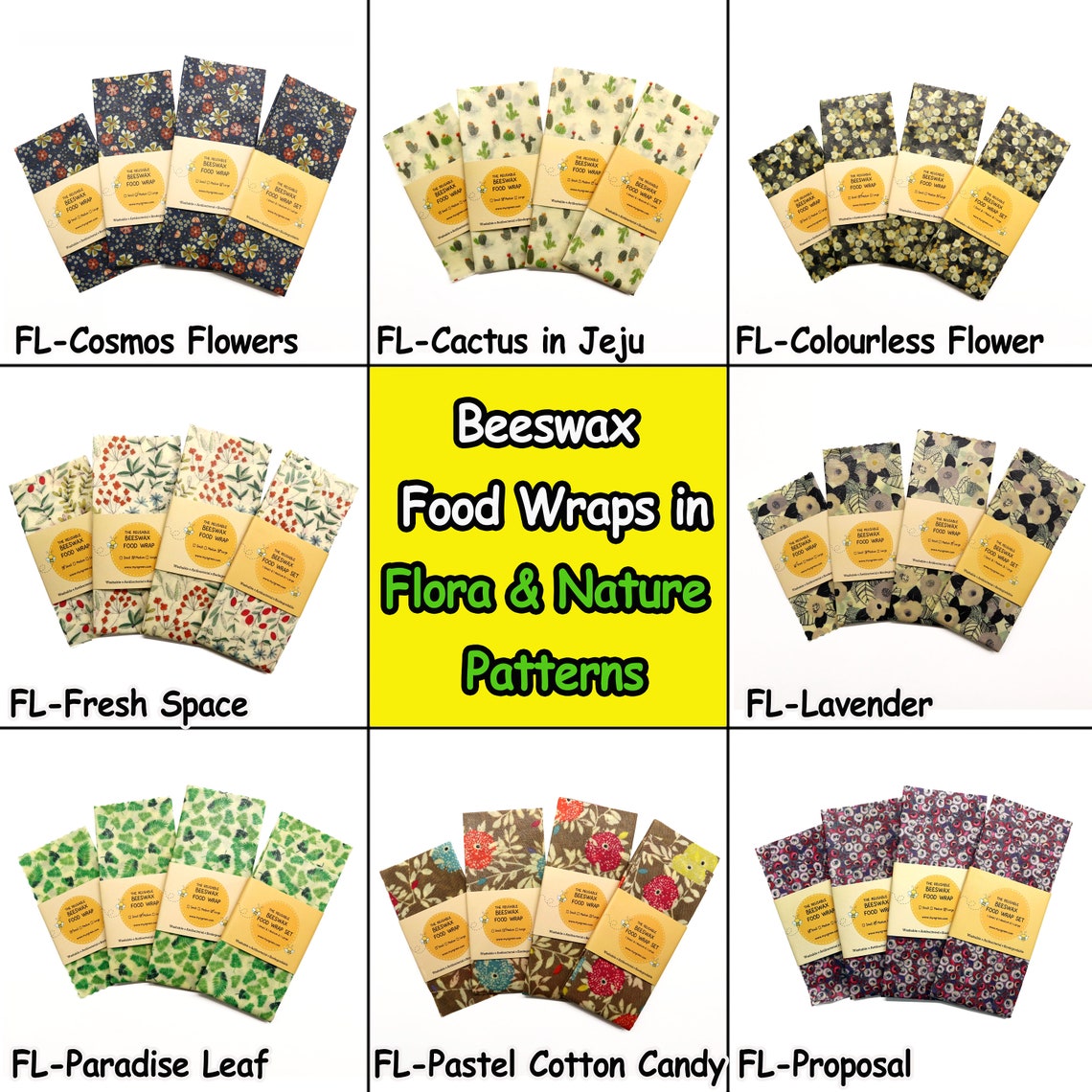 Beeswax food wrap Beeswax wrap reusable food wrap food | Etsy