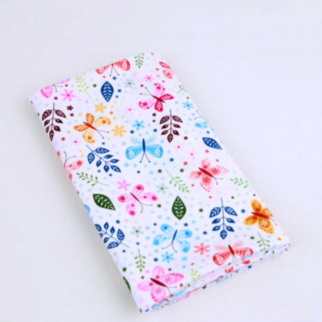 Insect Print Cotton Fabric by the Yard, 110cm Wide, Cute Animal ...