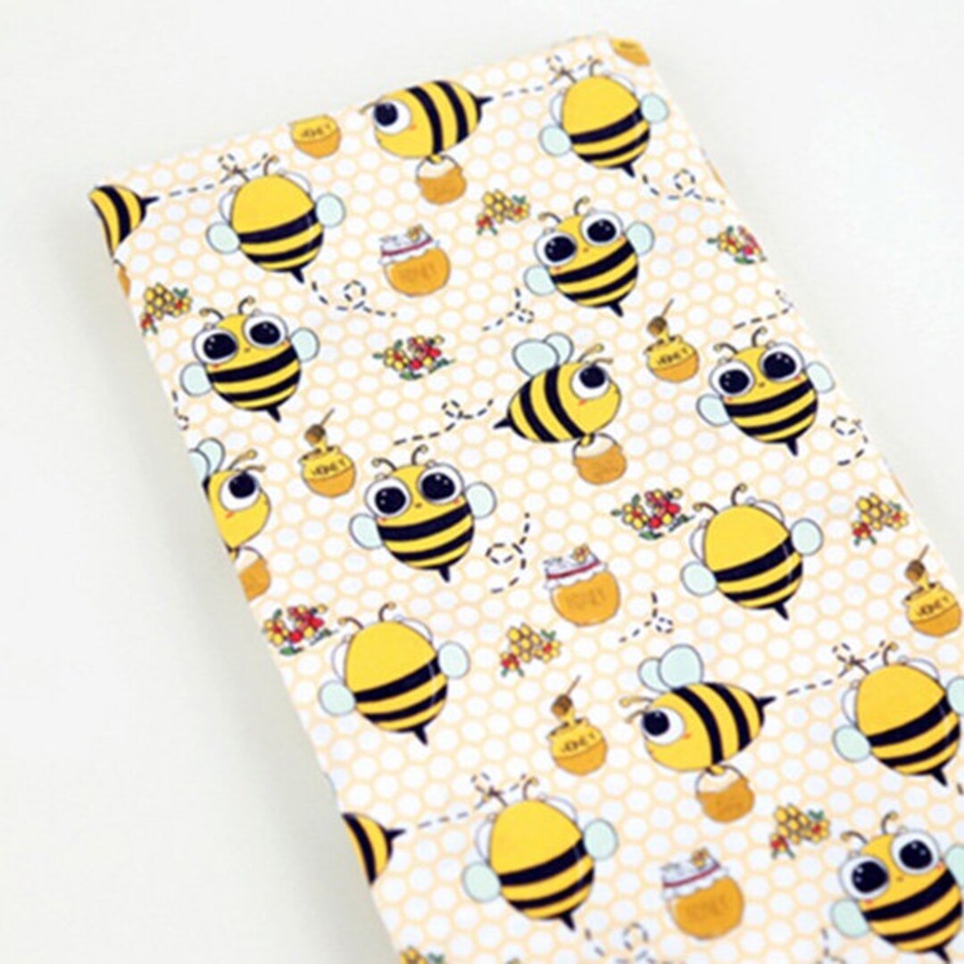 Insect Print Cotton Fabric by the Yard, 110cm Wide, Cute Animal ...