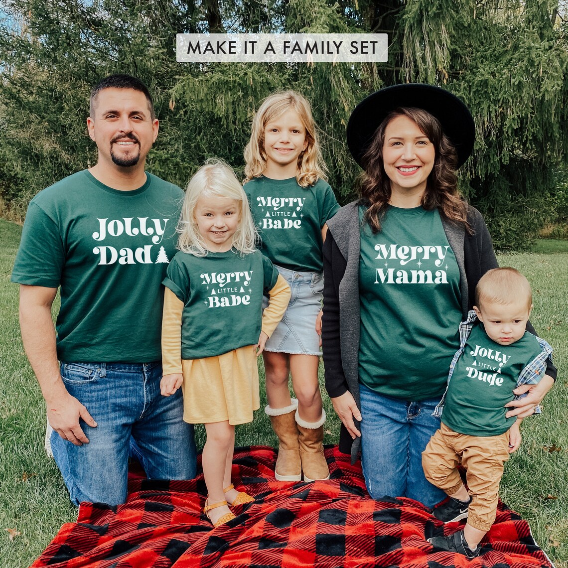 Jolly Dad Mens Christmas Shirt Dad Christmas Shirt Matching - Etsy