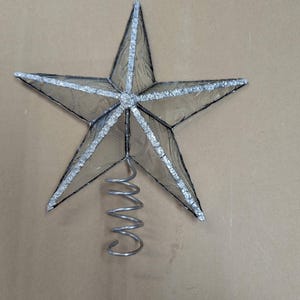 Custom Stained Glass Christmas Tree Star (pick Your Own Color) - Etsy