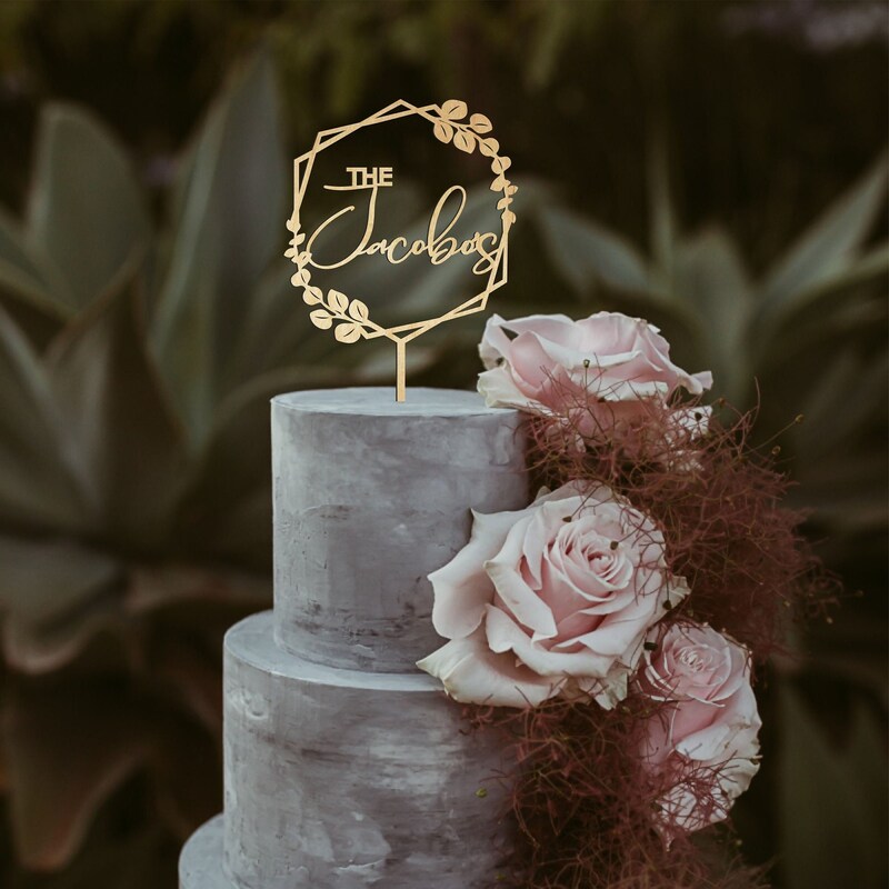 Gold Cake Topper - Etsy