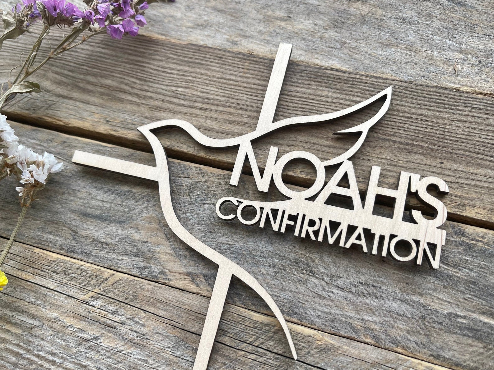 On Your Confirmation Cake Topper First Communion God Bless | Etsy
