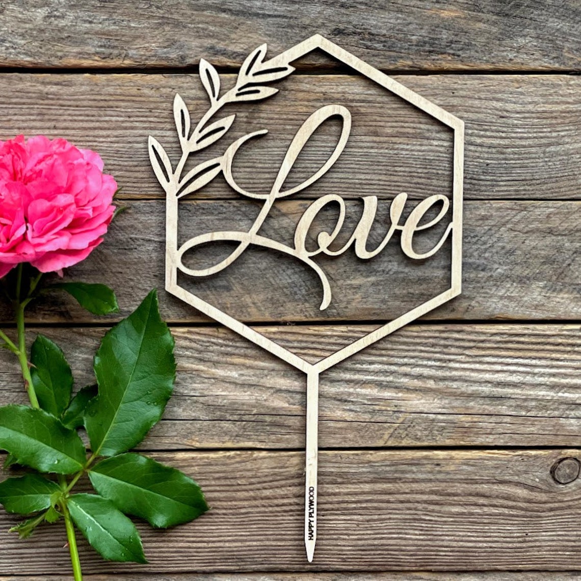 Love Cake Topper Valentines Day Decor for Love Party - Etsy