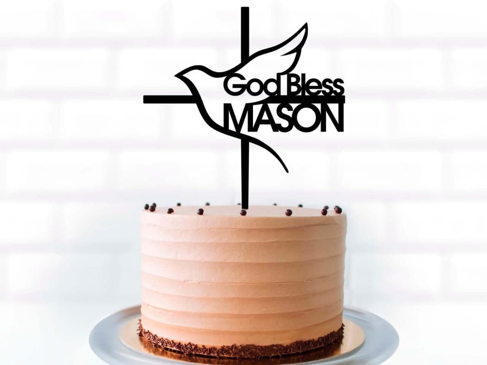 On Your Confirmation Cake Topper First Communion God Bless | Etsy