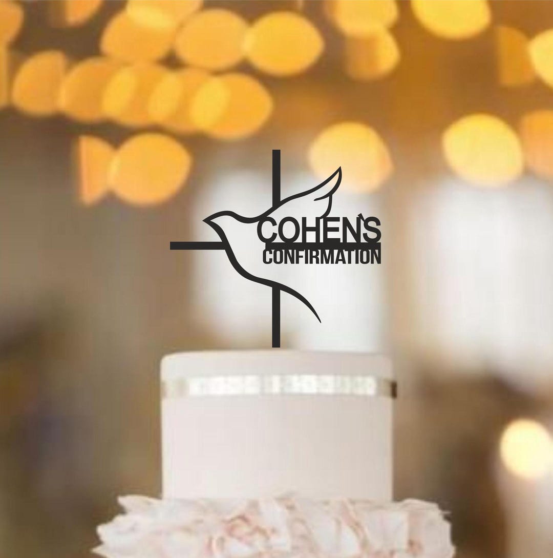 Communion Cake Topper Confirmation Decorations First Holy Communion ...